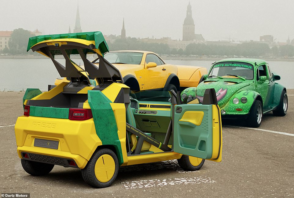 Dartz Motorz FreZe Froggy: la microcar lettone qui défie Citroen Ami ...